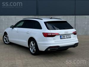 White Audi A4 2021 in Riga, with an engine capacity of 2.00 L and mileage of 236 thousand km for 14990 €, photo 6 on AUTOMOTO.COM.LV