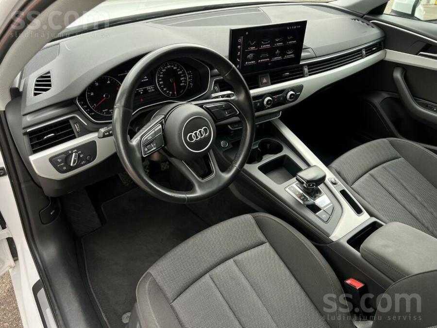 White Audi A4 2021 in Riga, with an engine capacity of 2.00 L and mileage of 236 thousand km for 14990 €, photo 11 on AUTOMOTO.COM.LV