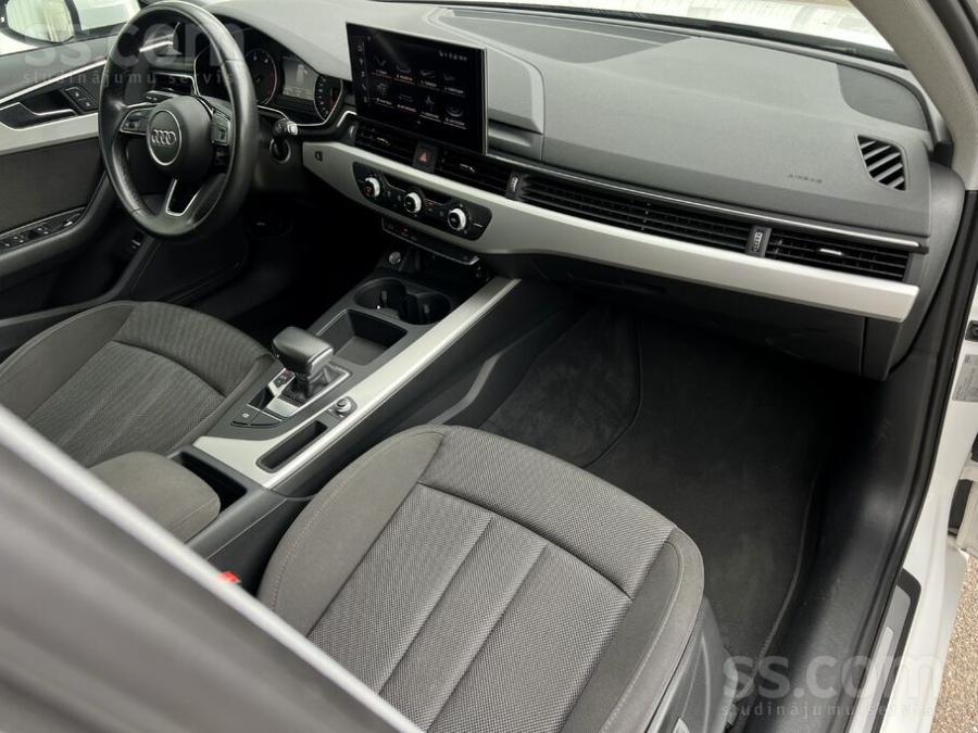 White Audi A4 2021 in Riga, with an engine capacity of 2.00 L and mileage of 236 thousand km for 14990 €, photo 13 on AUTOMOTO.COM.LV