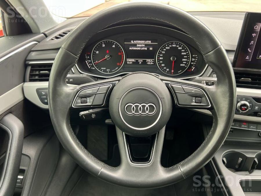 White Audi A4 2021 in Riga, with an engine capacity of 2.00 L and mileage of 236 thousand km for 14990 €, photo 17 on AUTOMOTO.COM.LV