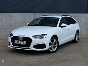 White Audi A4 2021 in Riga, with an engine capacity of 1.97 L and mileage of 236 thousand km for 14990 €, photo  on AUTOMOTO.COM.LV