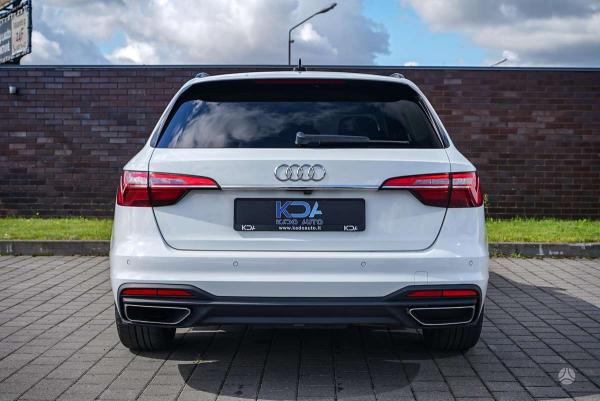 White Audi A4 2021 in Marijampole, with an engine capacity of 1.97 L and mileage of 280 thousand km for 12950 €, photo 8 on AUTOMOTO.COM.LV