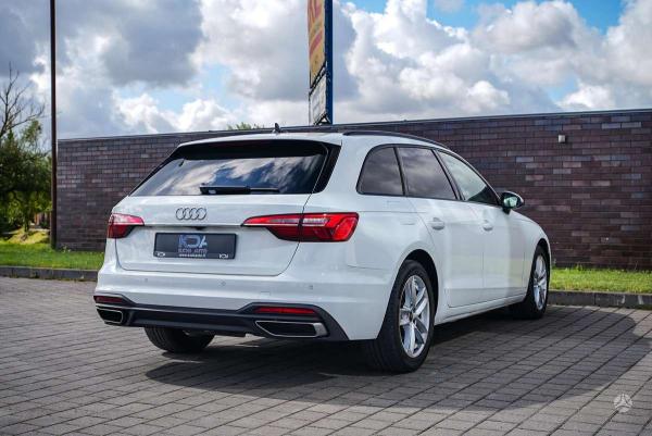 White Audi A4 2021 in Marijampole, with an engine capacity of 1.97 L and mileage of 280 thousand km for 12950 €, photo 9 on AUTOMOTO.COM.LV