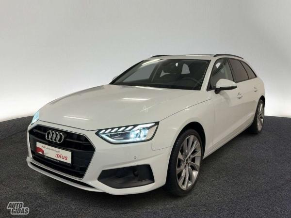 White Audi A4 2022 in Kaunas, with an engine capacity of 2.00 L and mileage of 58 thousand km for 33114 €, photo 2 on AUTOMOTO.COM.LV