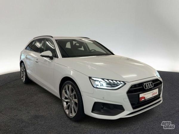 White Audi A4 2022 in Kaunas, with an engine capacity of 2.00 L and mileage of 58 thousand km for 33114 €, photo 5 on AUTOMOTO.COM.LV