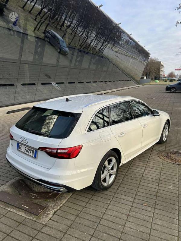 White Audi A4 2022 in Kaunas, with an engine capacity of 1.97 L and mileage of 144 thousand km for 19500 €, photo 9 on AUTOMOTO.COM.LV