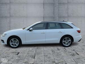 White Audi A4 2022 in Kaunas, with an engine capacity of 2.00 L and mileage of 91 thousand km for 29019 €, photo 4 on AUTOMOTO.COM.LV