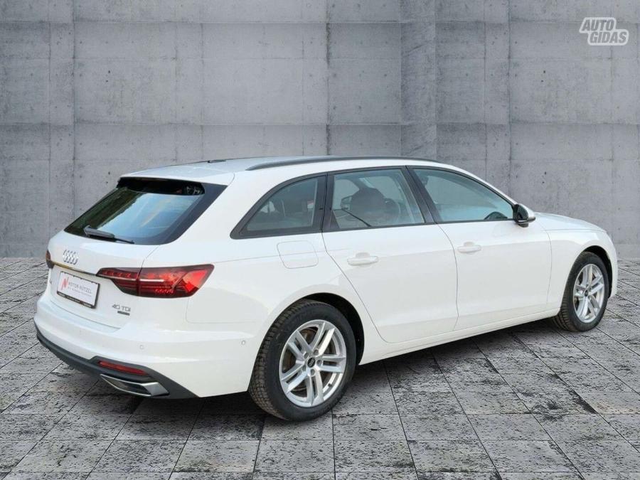 White Audi A4 2022 in Kaunas, with an engine capacity of 2.00 L and mileage of 91 thousand km for 29019 €, photo 6 on AUTOMOTO.COM.LV