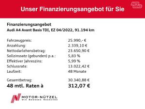 White Audi A4 2022 in Kaunas, with an engine capacity of 2.00 L and mileage of 91 thousand km for 29019 €, photo 21 on AUTOMOTO.COM.LV
