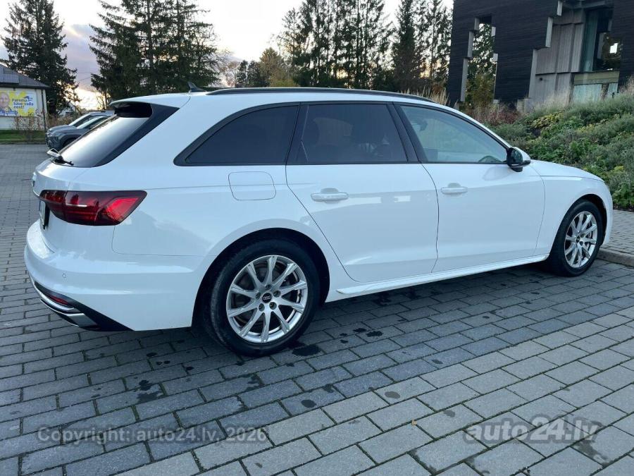 White Audi A4 2022 in Tallinn, with an engine capacity of 2.00 L and mileage of 181 thousand km for 20300 €, photo 24 on AUTOMOTO.COM.LV