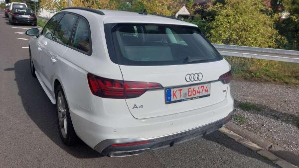 White Audi A4 2022 in Kaunas, with an engine capacity of 2.00 L and mileage of 250 thousand km for 16800 €, photo 5 on AUTOMOTO.COM.LV