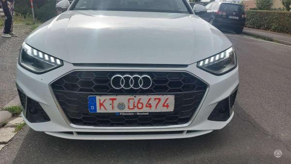 White Audi A4 2022 in Kaunas, with an engine capacity of 2.00 L and mileage of 250 thousand km for 16800 €, photo 6 on AUTOMOTO.COM.LV