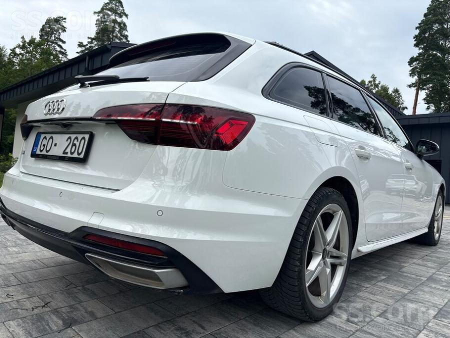 Balts Audi A4 2023 Rīga, ar dzinēja tilpumu 2.00 L un nobraukumu 86 tūkst. km par 27500 €, foto 6 vietnē AUTOMOTO.COM.LV