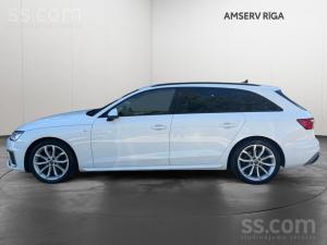 White Audi A4 2023 in Riga, with an engine capacity of 2.00 L and mileage of 166 thousand km for 21500 €, photo 4 on AUTOMOTO.COM.LV