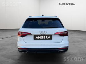 White Audi A4 2023 in Riga, with an engine capacity of 2.00 L and mileage of 166 thousand km for 21500 €, photo 5 on AUTOMOTO.COM.LV