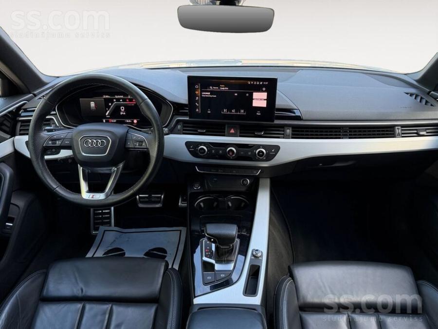 White Audi A4 2023 in Riga, with an engine capacity of 2.00 L and mileage of 166 thousand km for 21500 €, photo 9 on AUTOMOTO.COM.LV