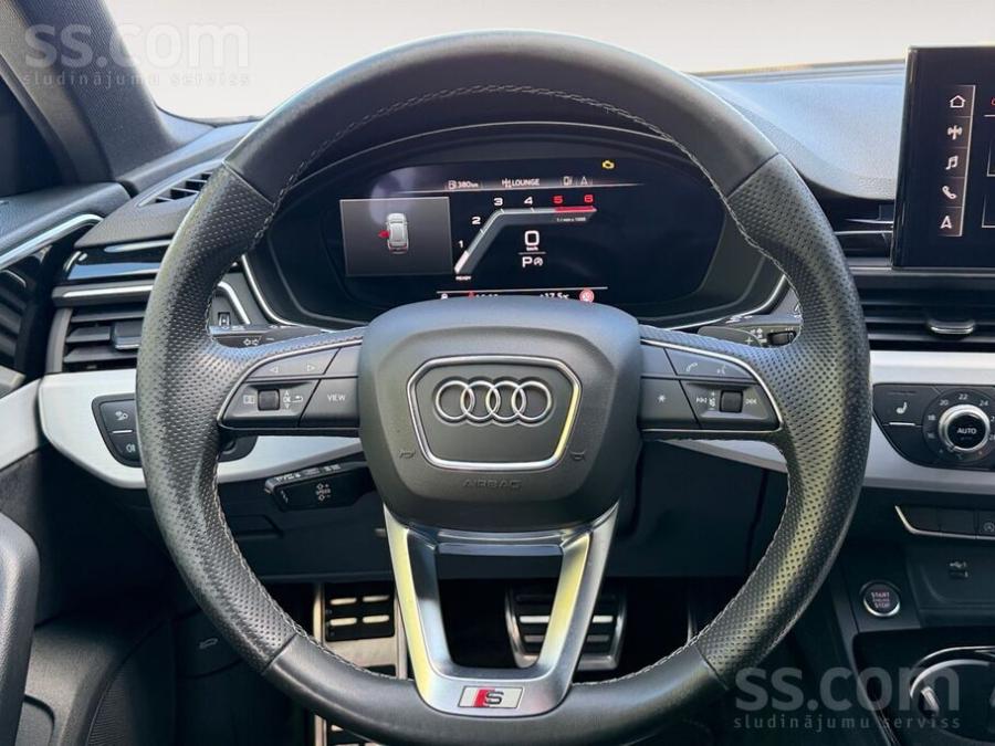 White Audi A4 2023 in Riga, with an engine capacity of 2.00 L and mileage of 166 thousand km for 21500 €, photo 10 on AUTOMOTO.COM.LV