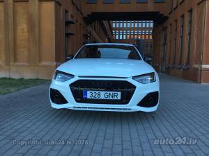 White Audi A4 2024 in Tartu, with an engine capacity of 2.00 L and mileage of 57 thousand km for 29300 €, photo  on AUTOMOTO.COM.LV