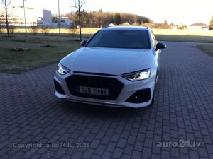 White Audi A4 2024 in Tartu, with an engine capacity of 2.00 L and mileage of 57 thousand km for 29300 €, photo 4 on AUTOMOTO.COM.LV