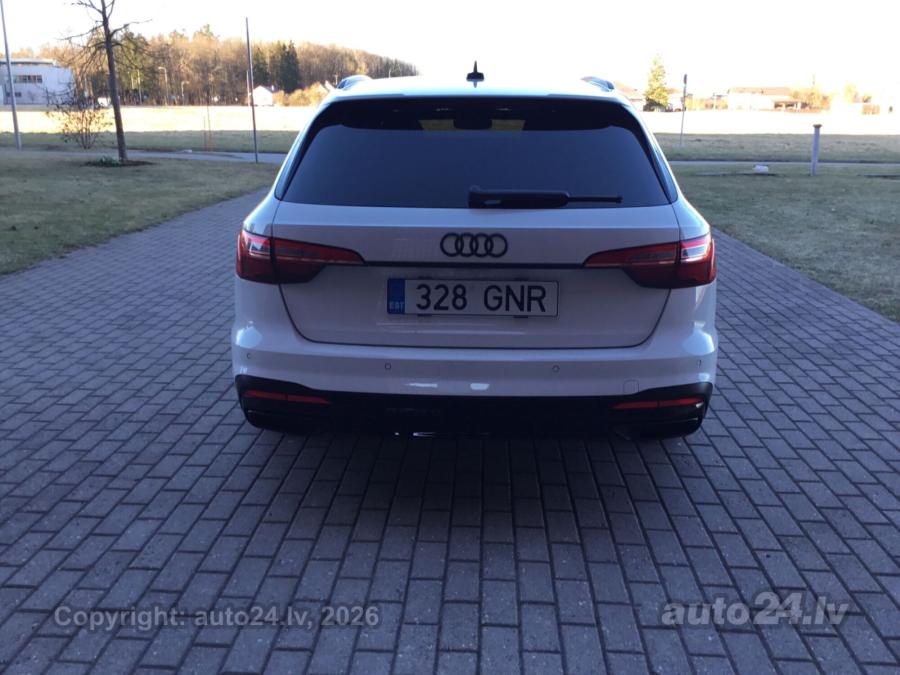 White Audi A4 2024 in Tartu, with an engine capacity of 2.00 L and mileage of 57 thousand km for 29300 €, photo 8 on AUTOMOTO.COM.LV