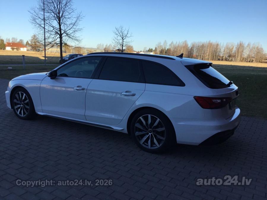White Audi A4 2024 in Tartu, with an engine capacity of 2.00 L and mileage of 57 thousand km for 29300 €, photo 9 on AUTOMOTO.COM.LV