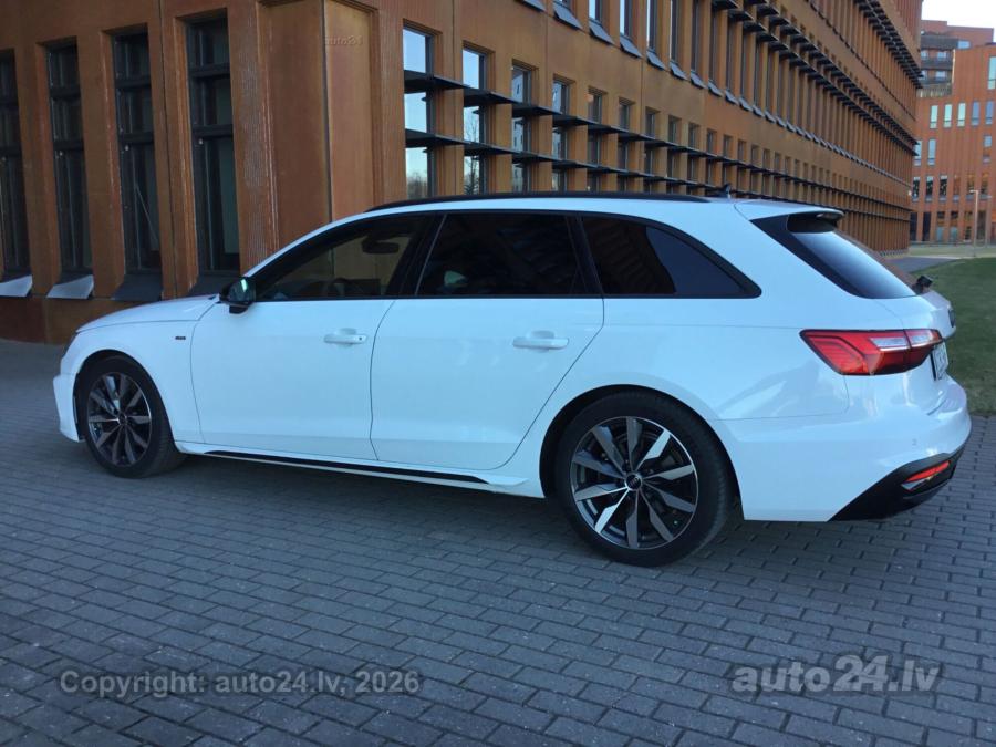 White Audi A4 2024 in Tartu, with an engine capacity of 2.00 L and mileage of 57 thousand km for 29300 €, photo 10 on AUTOMOTO.COM.LV