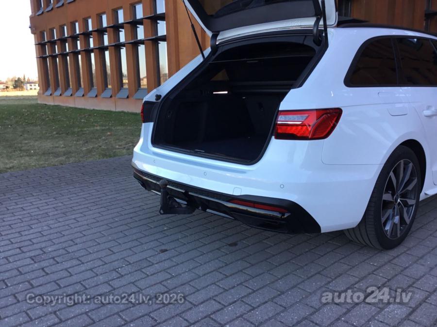 White Audi A4 2024 in Tartu, with an engine capacity of 2.00 L and mileage of 57 thousand km for 29300 €, photo 14 on AUTOMOTO.COM.LV
