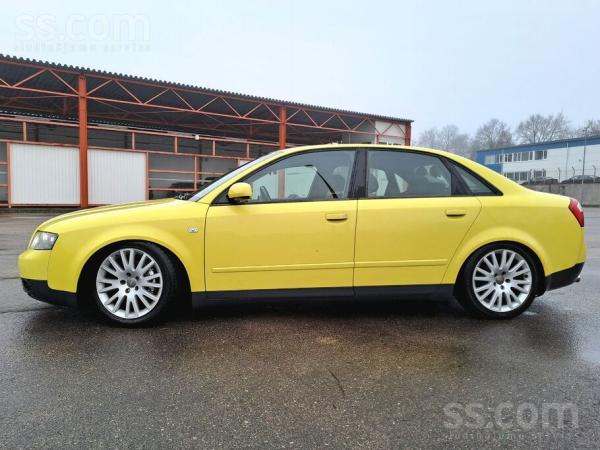 Yellow Audi A4 2002 in Daugavpils, with an engine capacity of 2.00 L and mileage of 311 thousand km for 2900 €, photo 2 on AUTOMOTO.COM.LV