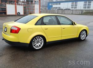 Yellow Audi A4 2002 in Daugavpils, with an engine capacity of 2.00 L and mileage of 311 thousand km for 2900 €, photo 3 on AUTOMOTO.COM.LV