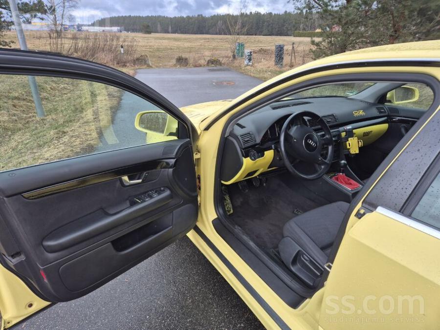 Dzeltens Audi A4 2002 Rīga, ar dzinēja tilpumu 1.80 L un nobraukumu 298 tūkst. km par 2500 €, foto 8 vietnē AUTOMOTO.COM.LV