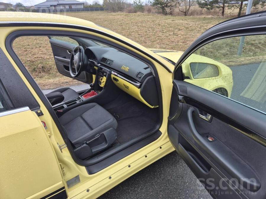 Dzeltens Audi A4 2002 Rīga, ar dzinēja tilpumu 1.80 L un nobraukumu 298 tūkst. km par 2500 €, foto 10 vietnē AUTOMOTO.COM.LV