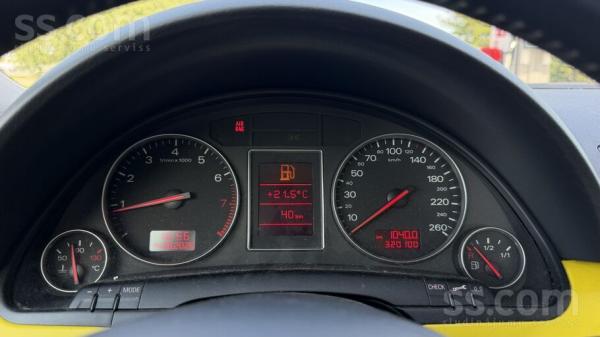 Dzeltens Audi A4 2002 Rīga, ar dzinēja tilpumu 2.00 L un nobraukumu 320 tūkst. km par 2450 €, foto 9 vietnē AUTOMOTO.COM.LV