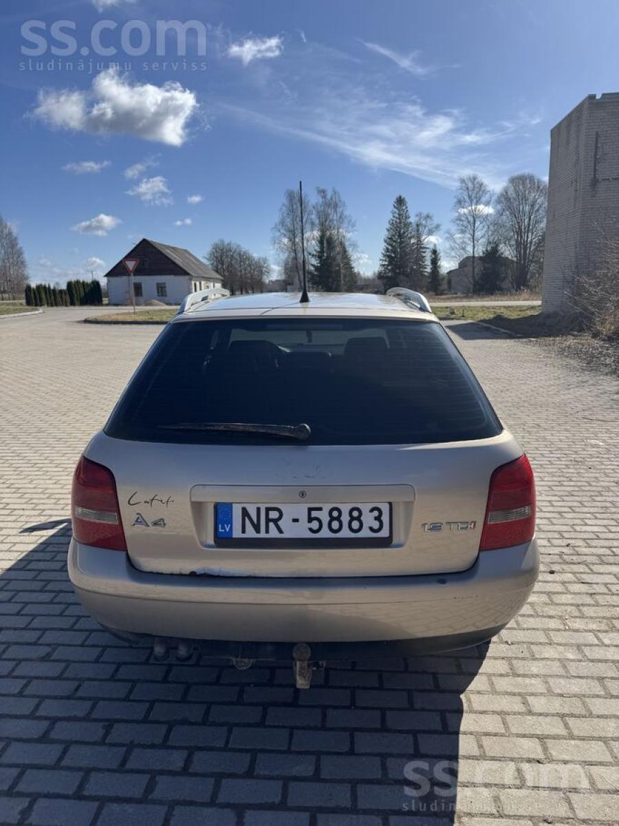 Dzeltens Audi A4 2000 Jēkabpils, ar dzinēja tilpumu 1.90 L un nobraukumu 430 tūkst. km par 1450 €, foto 4 vietnē AUTOMOTO.COM.LV