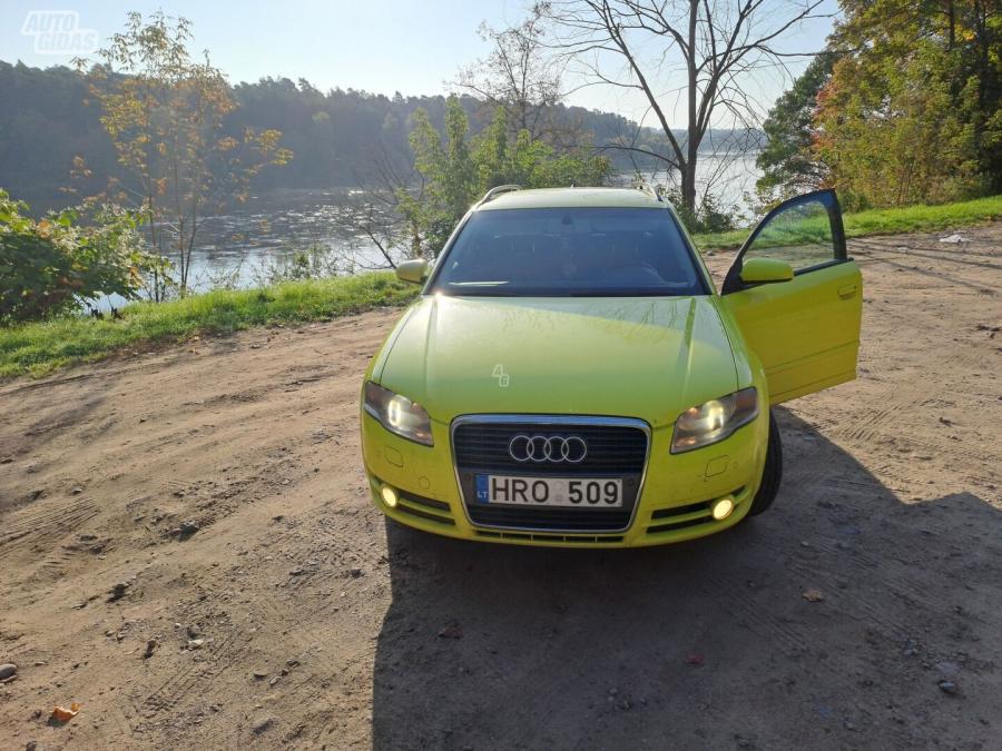Yellow Audi A4 2005 in Kaunas, with an engine capacity of 2.00 L and mileage of 452 thousand km for 800 €, photo 1 on AUTOMOTO.COM.LV