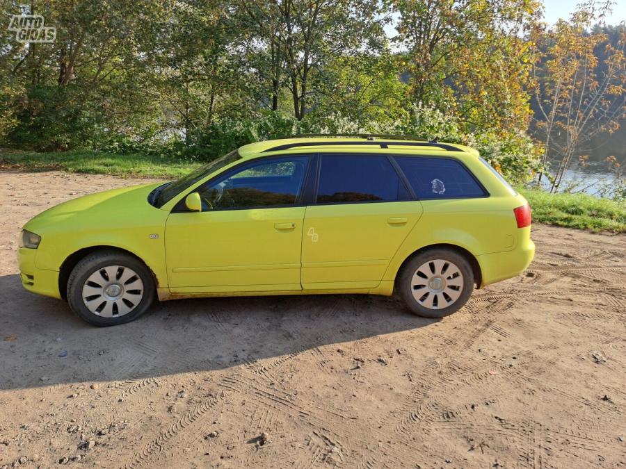 Yellow Audi A4 2005 in Kaunas, with an engine capacity of 2.00 L and mileage of 452 thousand km for 800 €, photo 6 on AUTOMOTO.COM.LV