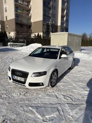 Dzeltens Audi A4 2009 Viļņa, ar dzinēja tilpumu 2.70 L un nobraukumu 407 tūkst. km par 3900 €, foto  vietnē AUTOMOTO.COM.LV