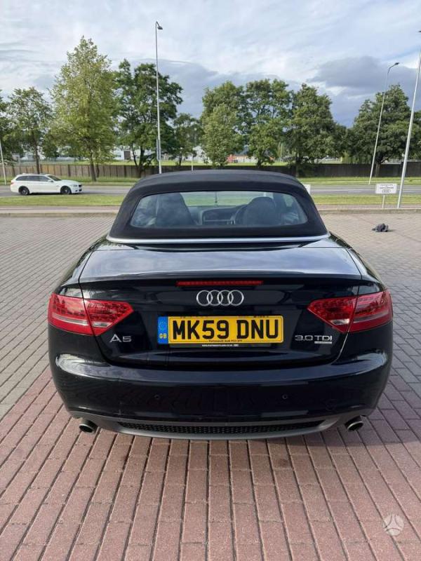 Melns Audi A5 2009 Šauļi, ar dzinēja tilpumu 2.97 L un nobraukumu 340 tūkst. km par 3500 €, foto 5 vietnē AUTOMOTO.COM.LV