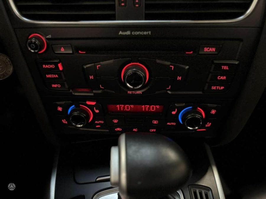 Black Audi A5 2010 in Vilnius, with an engine capacity of 1.98 L and mileage of 113 thousand km for 8290 €, photo 22 on AUTOMOTO.COM.LV