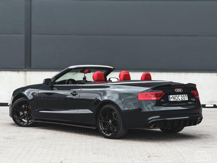 Melns Audi A5 2013 Šauļi, ar dzinēja tilpumu 2.00 L un nobraukumu 123 tūkst. km par 13599 €, foto 3 vietnē AUTOMOTO.COM.LV