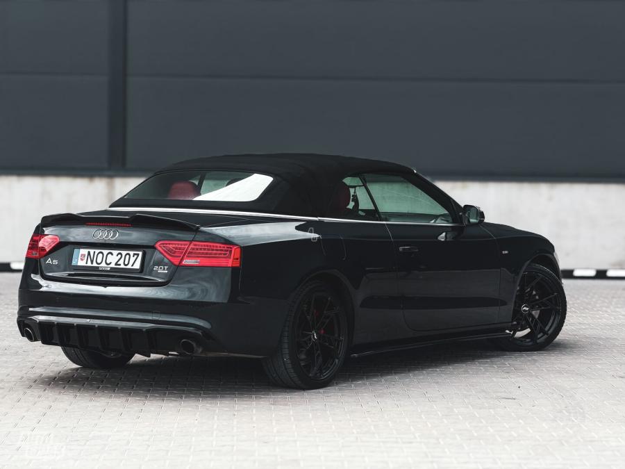 Melns Audi A5 2013 Šauļi, ar dzinēja tilpumu 2.00 L un nobraukumu 123 tūkst. km par 13599 €, foto 8 vietnē AUTOMOTO.COM.LV