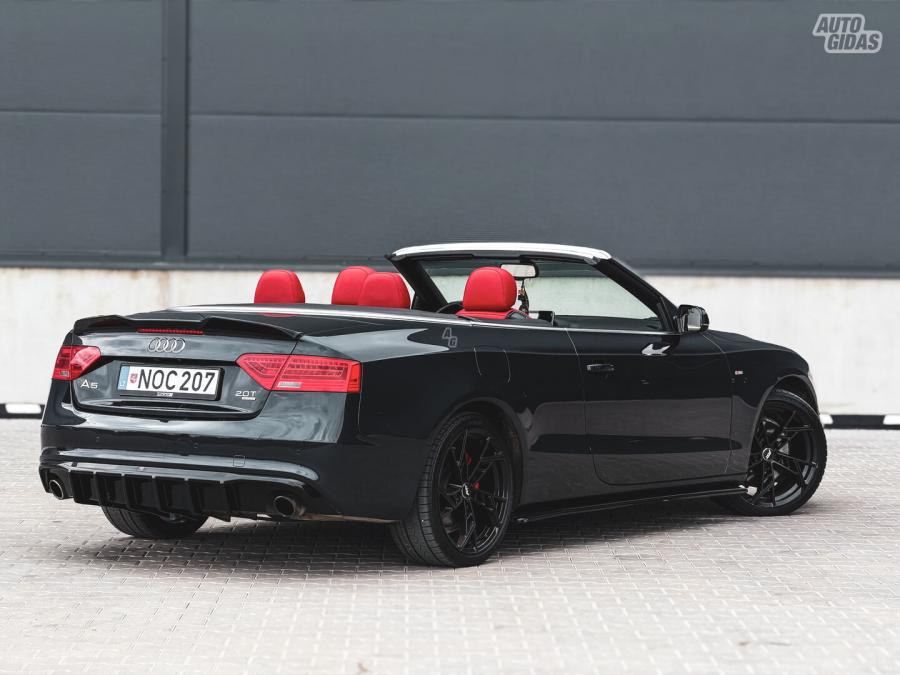 Melns Audi A5 2013 Šauļi, ar dzinēja tilpumu 2.00 L un nobraukumu 123 tūkst. km par 13599 €, foto 14 vietnē AUTOMOTO.COM.LV
