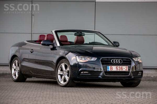 Black Audi A5 2014 in Jelgava, with an engine capacity of 1.80 L and mileage of 0 thousand km for 14490 €, photo 1 on AUTOMOTO.COM.LV