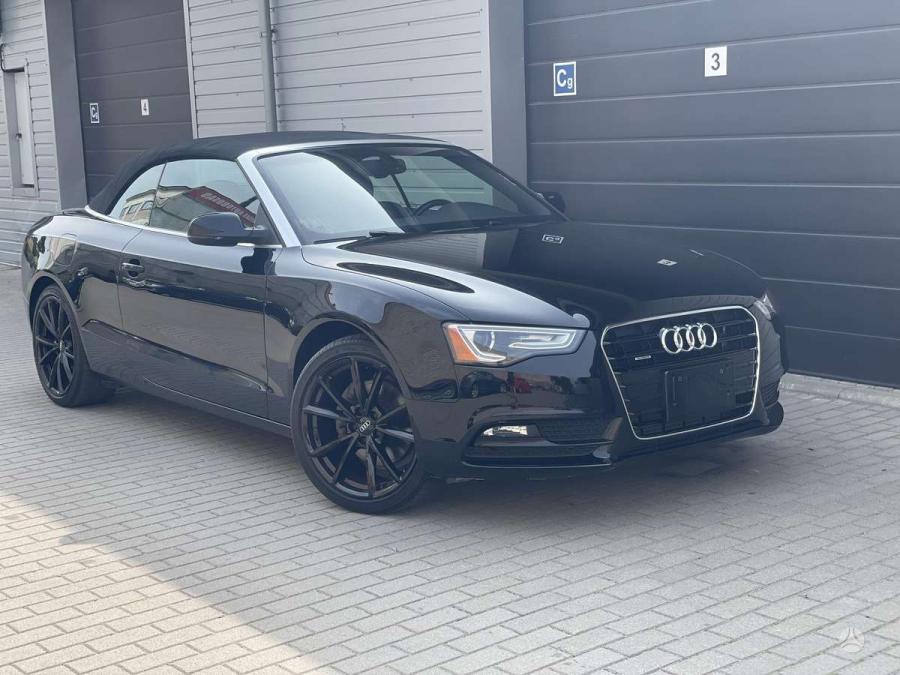 Black Audi A5 2014 in Klaipeda, with an engine capacity of 1.98 L and mileage of 153 thousand km for 12700 €, photo 1 on AUTOMOTO.COM.LV
