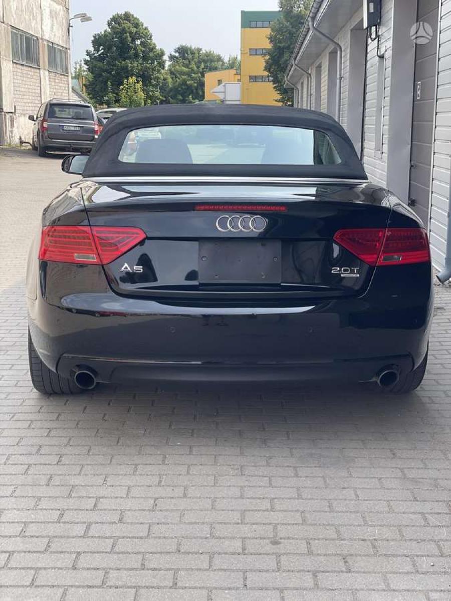 Black Audi A5 2014 in Klaipeda, with an engine capacity of 1.98 L and mileage of 153 thousand km for 12700 €, photo 7 on AUTOMOTO.COM.LV