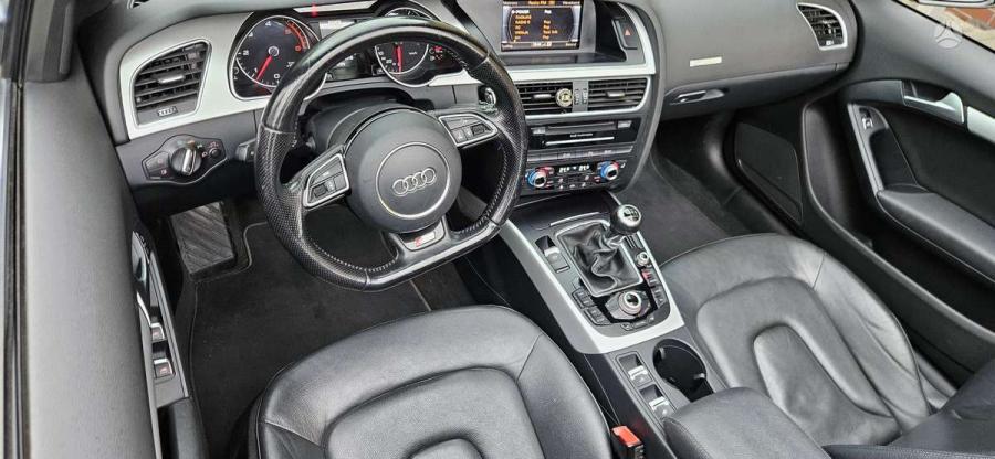 Black Audi A5 2016 in Telschi, with an engine capacity of 1.97 L and mileage of 220 thousand km for 12300 €, photo 24 on AUTOMOTO.COM.LV