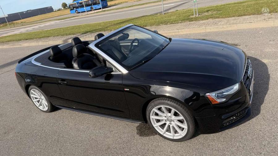 Black Audi A5 2017 in Klaipeda, with an engine capacity of 2.00 L and mileage of 90 thousand km for 16500 €, photo 4 on AUTOMOTO.COM.LV
