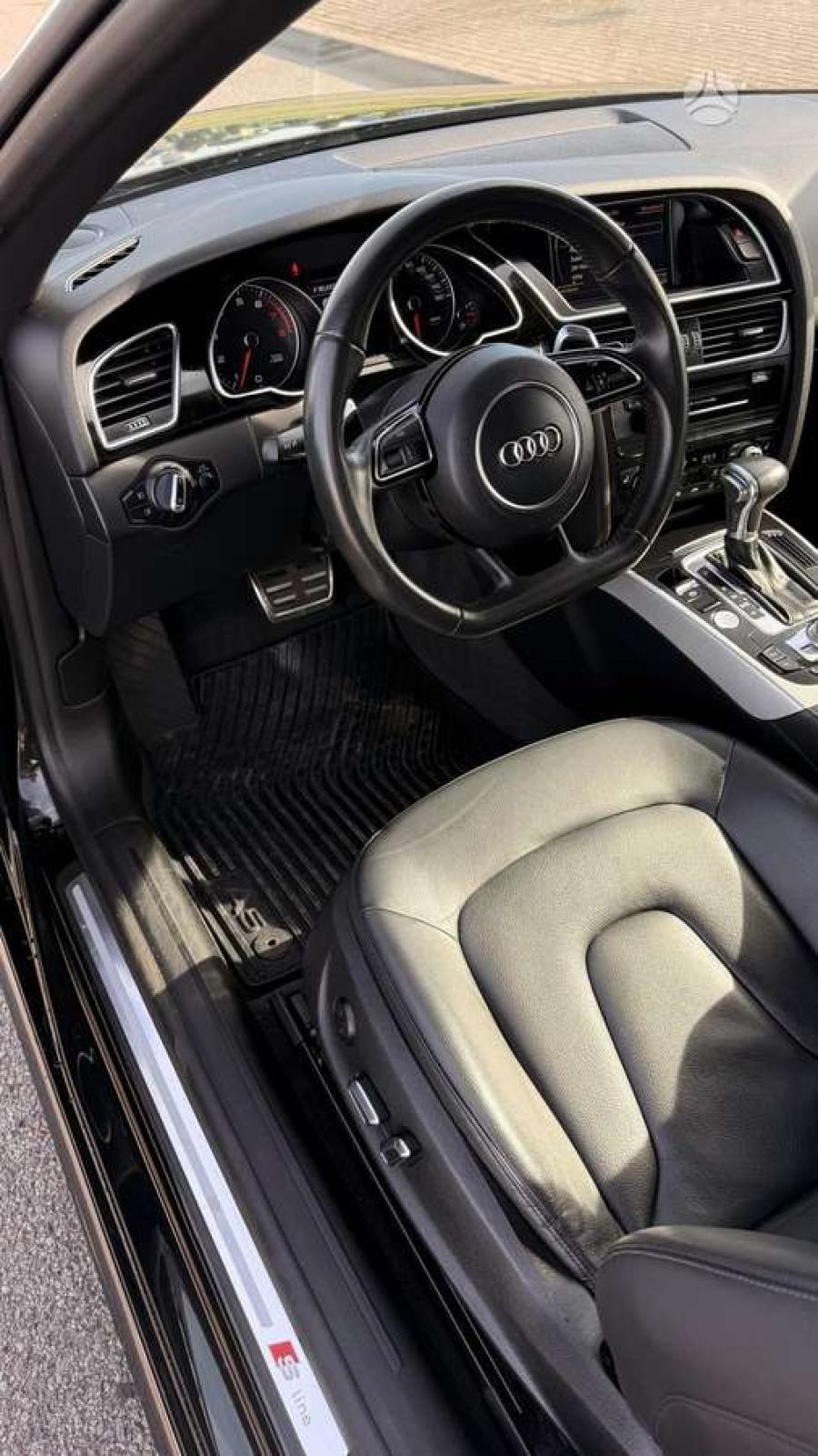 Black Audi A5 2017 in Klaipeda, with an engine capacity of 2.00 L and mileage of 90 thousand km for 16500 €, photo 37 on AUTOMOTO.COM.LV