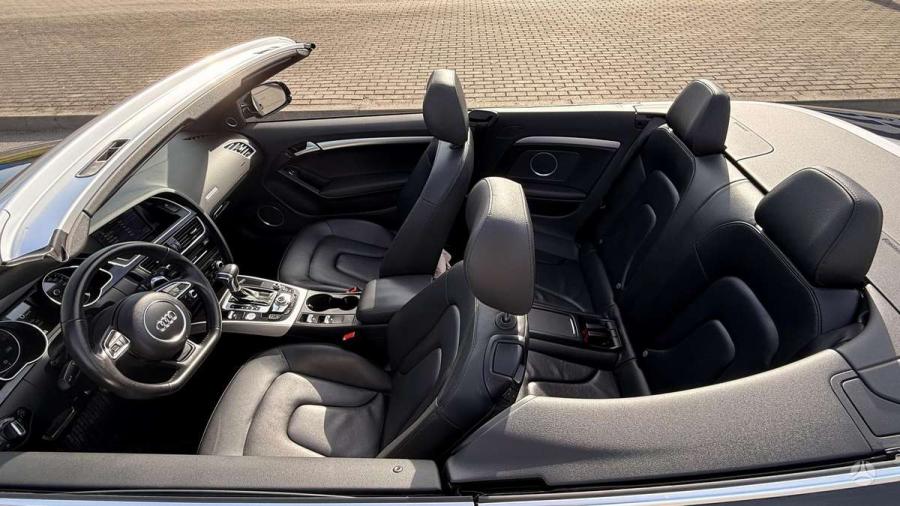 Black Audi A5 2017 in Klaipeda, with an engine capacity of 2.00 L and mileage of 90 thousand km for 16500 €, photo 40 on AUTOMOTO.COM.LV