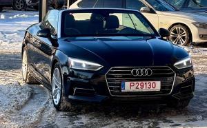 Black Audi A5 2019 in Druskininkai, with an engine capacity of 1.98 L and mileage of 82 thousand km for 25894 €, photo 2 on AUTOMOTO.COM.LV