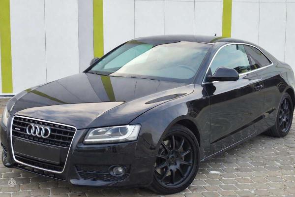 Melns Audi A5 2007 Raseiniai, ar dzinēja tilpumu 3.00 L un nobraukumu 240 tūkst. km par 3999 €, foto 1 vietnē AUTOMOTO.COM.LV